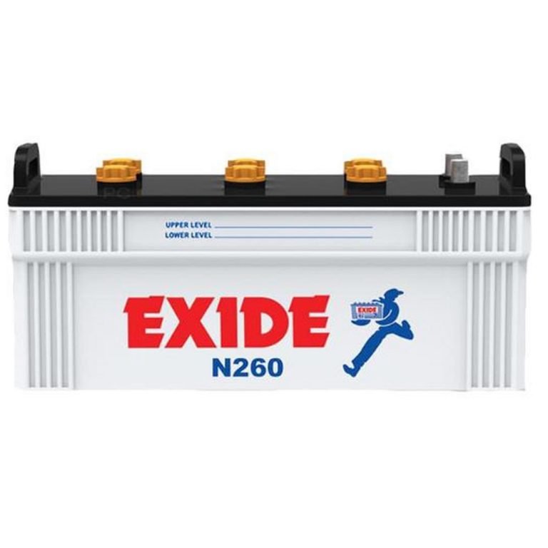 Exide N 260 210 ah 33 plate battery 6 Months Warranty - Battery Ustad