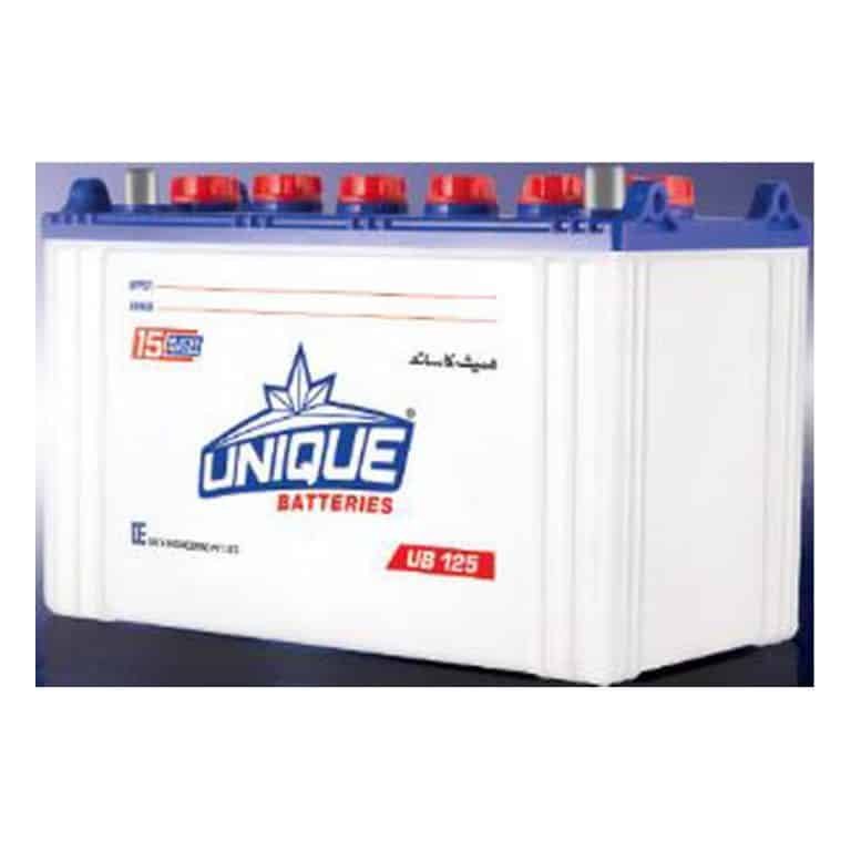 Unique Battery UB 125, 100 AH, 15 Plates - Battery Ustad